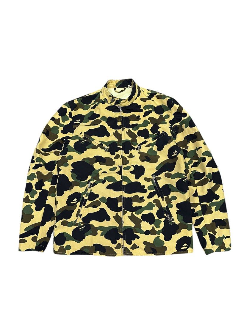 BAPE First Camo Gore-Tex Biker Jacket, Men's Fashion, Coats, Jackets ...