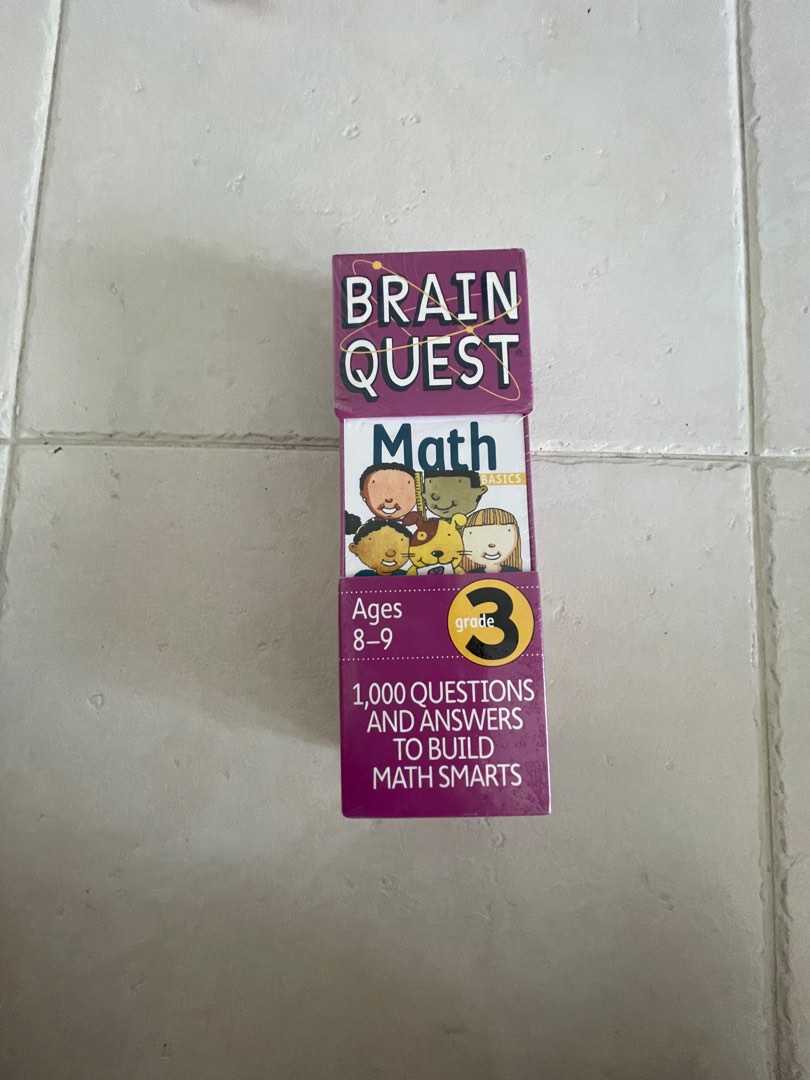 Brain Quest Math Grade 3, Hobbies & Toys, Books & Magazines, Children's ...