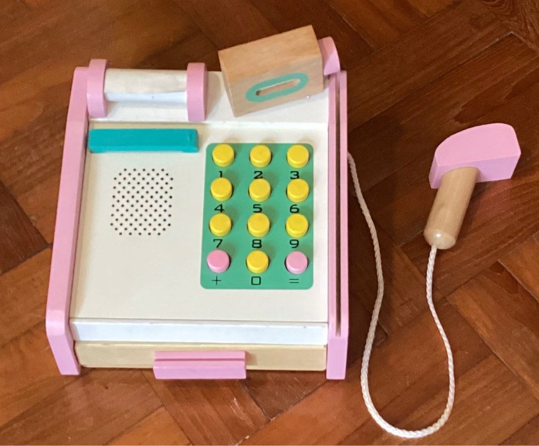 Cashier Desk Wooden Toy - Brand New, Hobbies & Toys, Toys & Games on ...