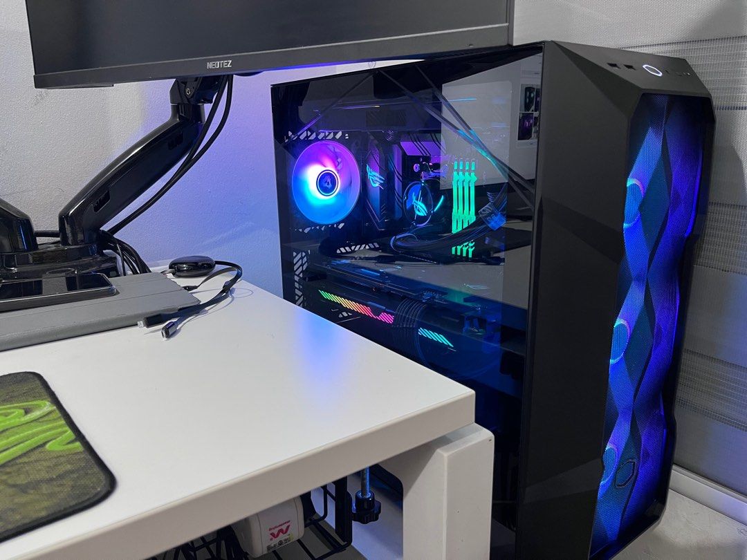 Custom ROG Gaming PC fullset with monitor, Computers & Tech, Desktops ...