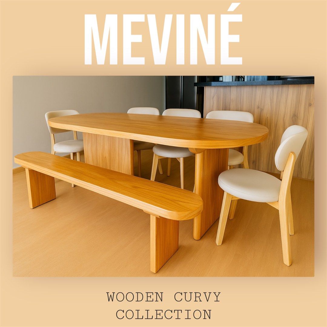 Custom Wood Dining Table 4-10 seaters - Mevine, Furniture & Home Living ...