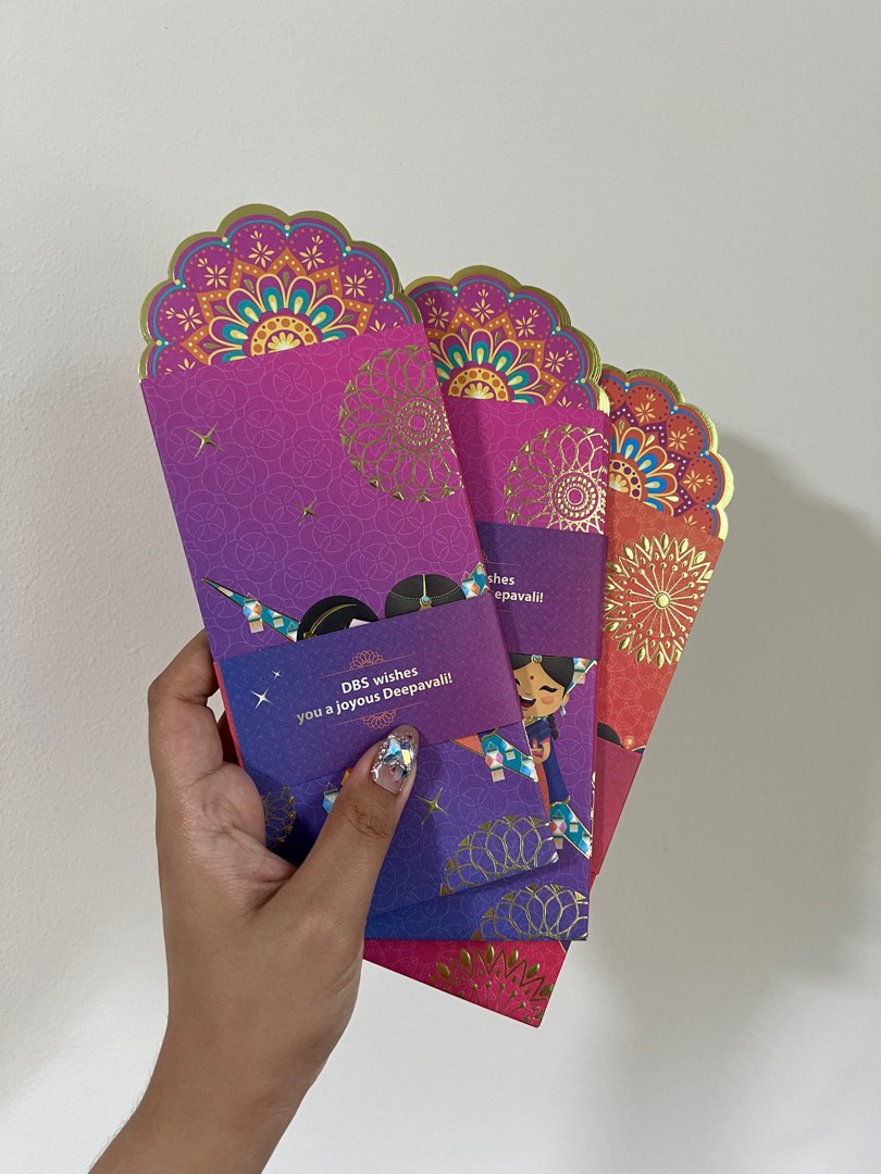 DBS Deepavali Ang Pao Pack, Hobbies & Toys, Occasions & Party Supplies ...