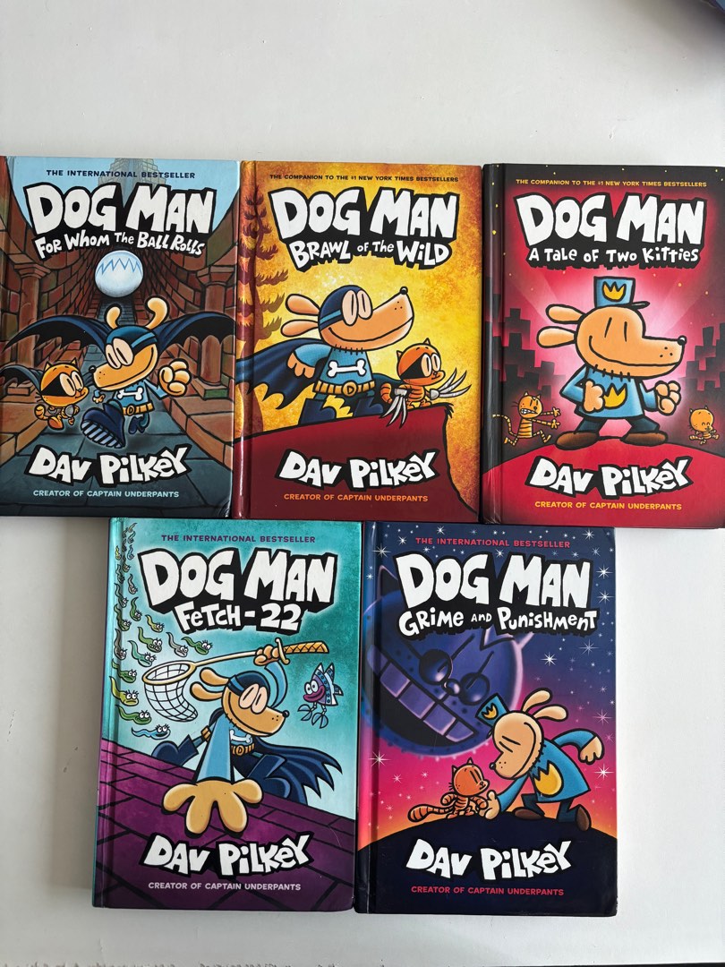 Dog Man Book Series by Dav Pilkey, Hobbies & Toys, Books & Magazines ...