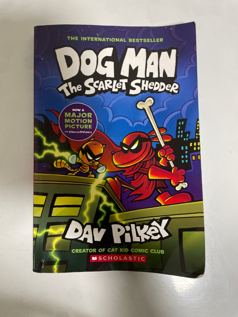 Dog Man: The Scarlet Shedder by Dav Pilkey, Hobbies & Toys, Books ...