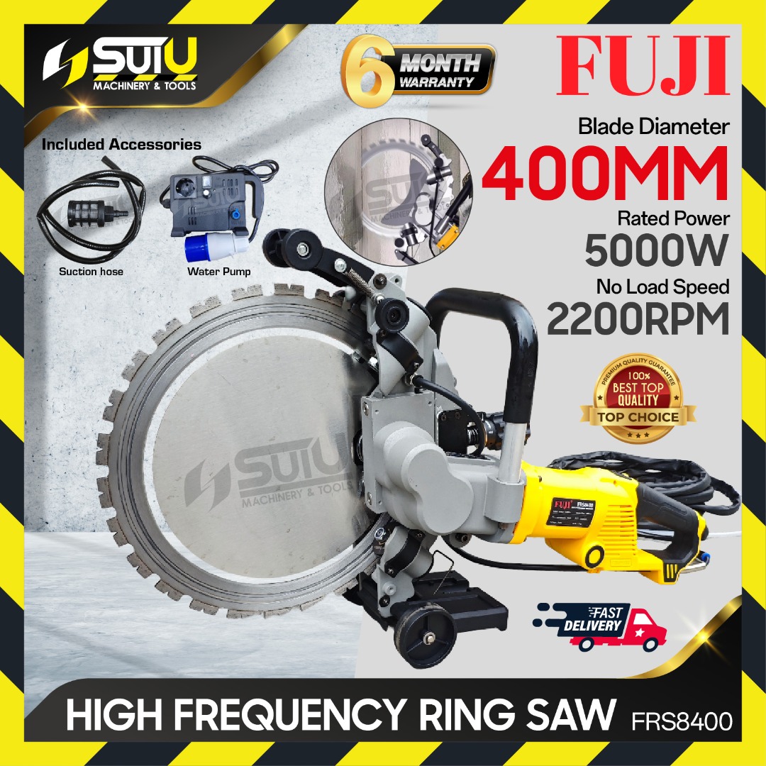 FUJI FRS8400 High Frequency Ring Saw 5000W 2200RPM, Furniture & Home ...
