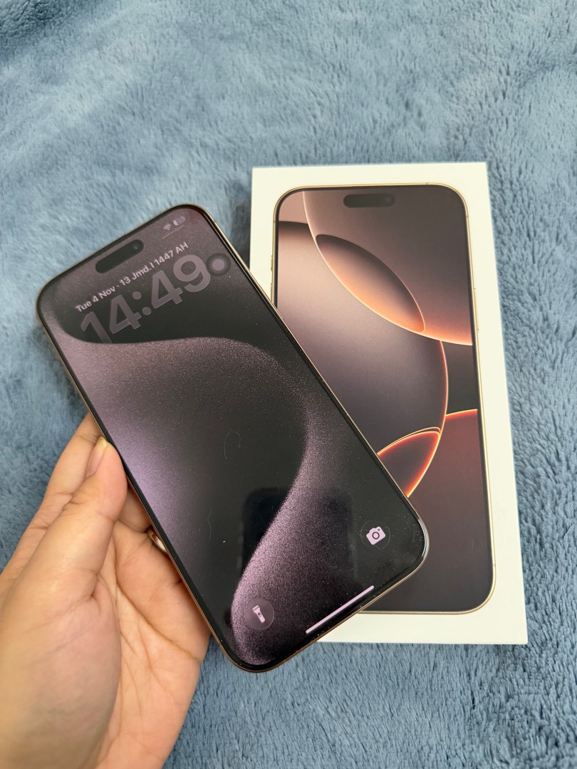Iphone 16 Pro Max 256GB Dessert Titanium, Mobile Phones & Gadgets ...