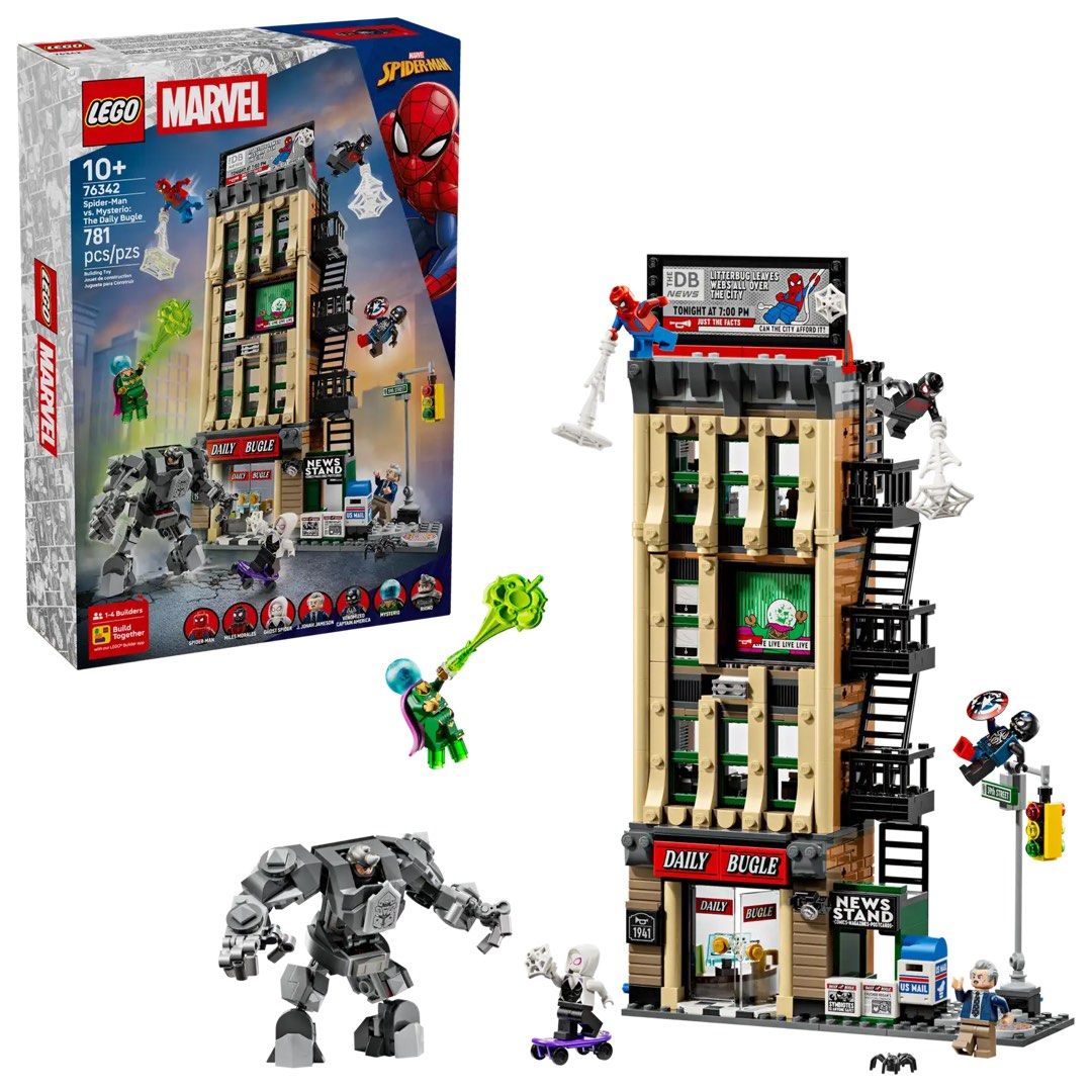 [Jan2026] LEGO Marvel 76342 Spider-Man vs. Mysterio: The Daily Bugle ...
