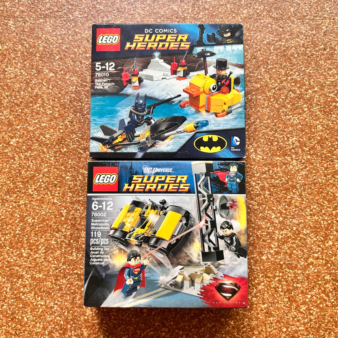 LEGO DC Super Heroes Two set bundle - 76010 Batman: The Penguin Face ...
