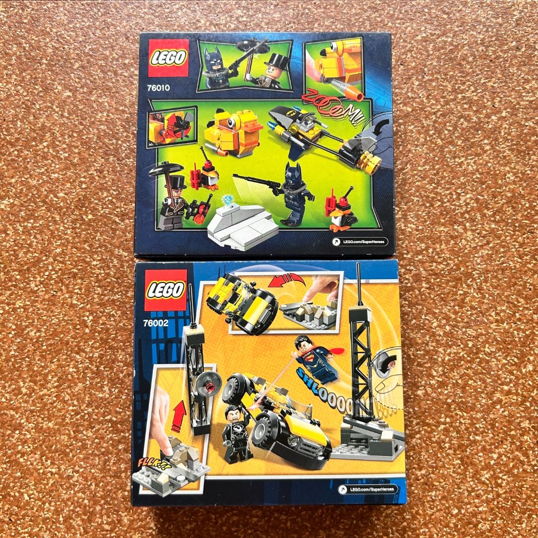 LEGO DC Super Heroes Two set bundle - 76010 Batman: The Penguin Face ...