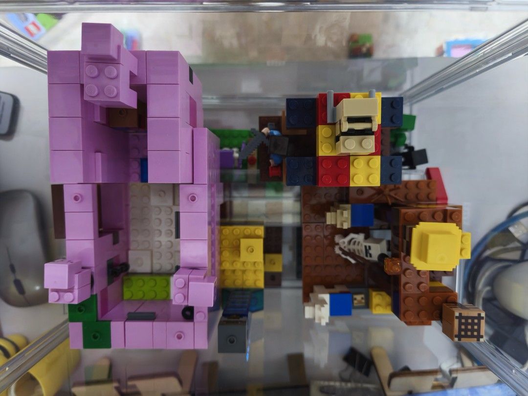 LEGO Minecraft Set with Display Case, Hobbies & Toys, Toys & Games on ...