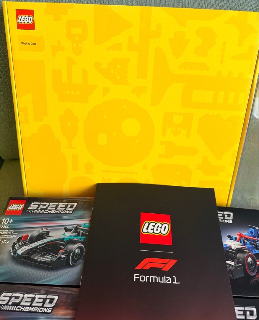 LEGO Speed Champions F1 Car Sets & Acrylic Display Box, Hobbies & Toys ...