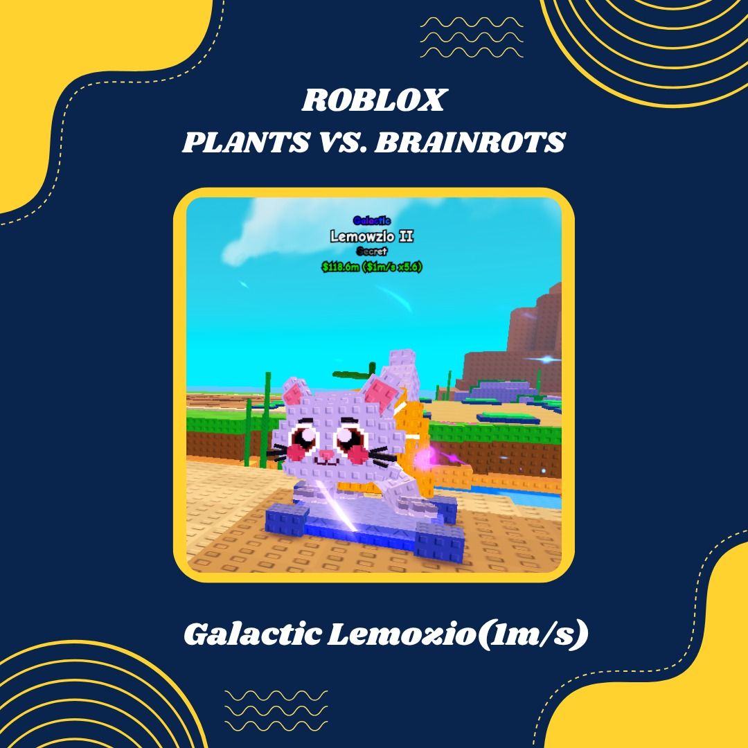 Lemowzio (1m/s) - Galactic Mutation || Roblox Plants vs. Brainrots ...