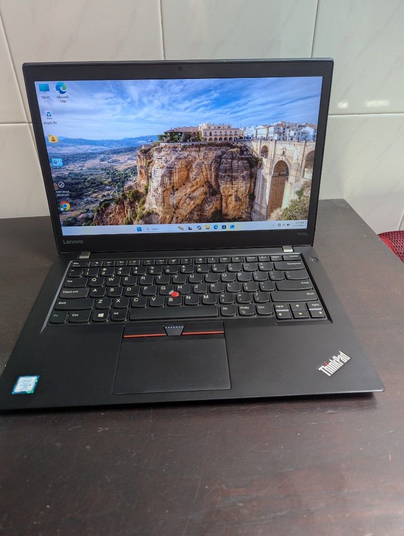 USED LAPTOP NOTEBOOK LENOVO THINKPAD T470S I5 7GEN CPU 14" SCREEN 8GB ...