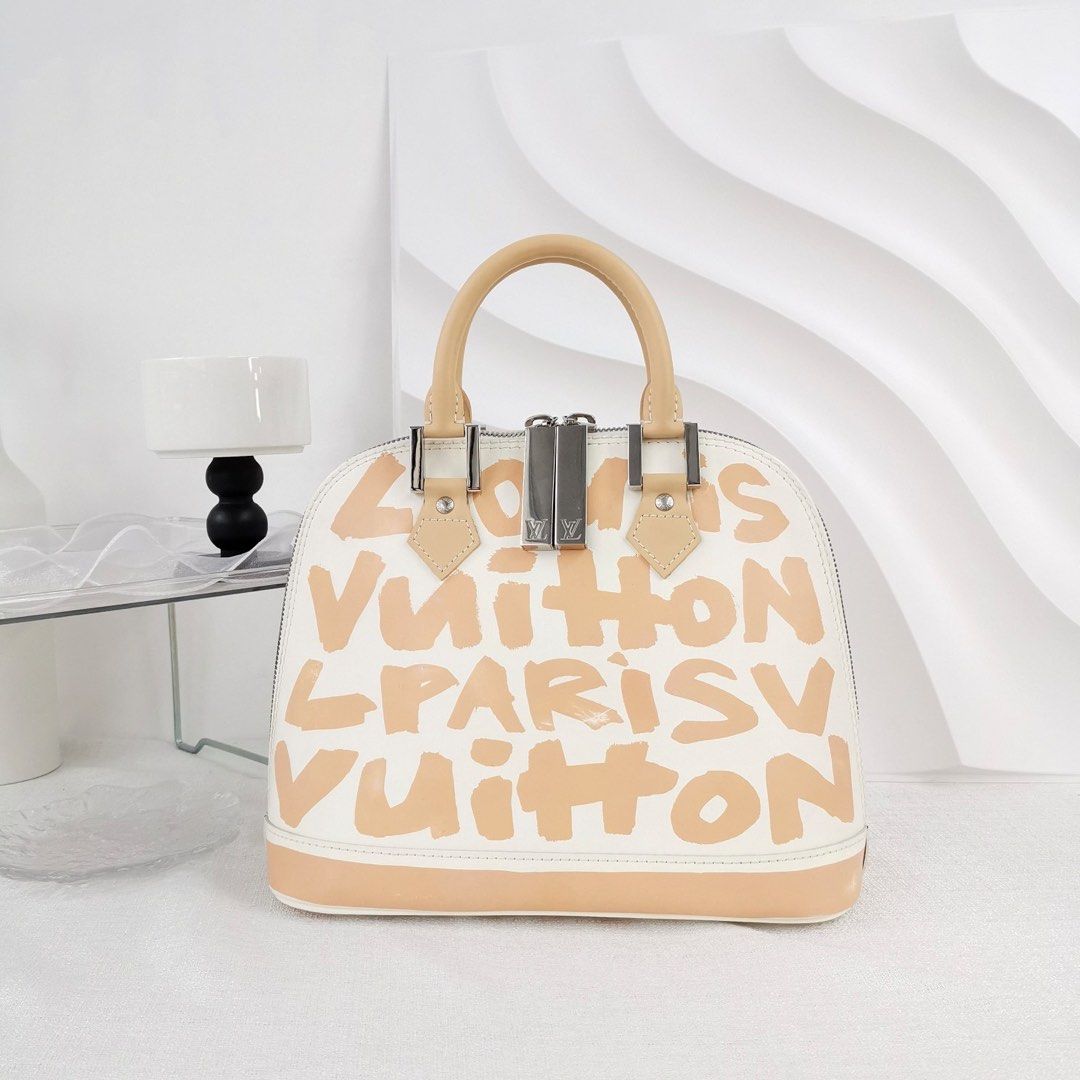 💯 Authenti LV Graffiti Alma bb, Luxury, Bags & Wallets on Carousell