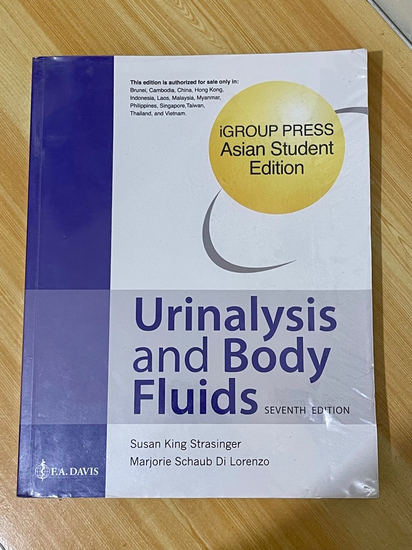 MEDTECH BOOKS | Urinalysis and Body Fluids 7th Edition, Hobbies & Toys ...