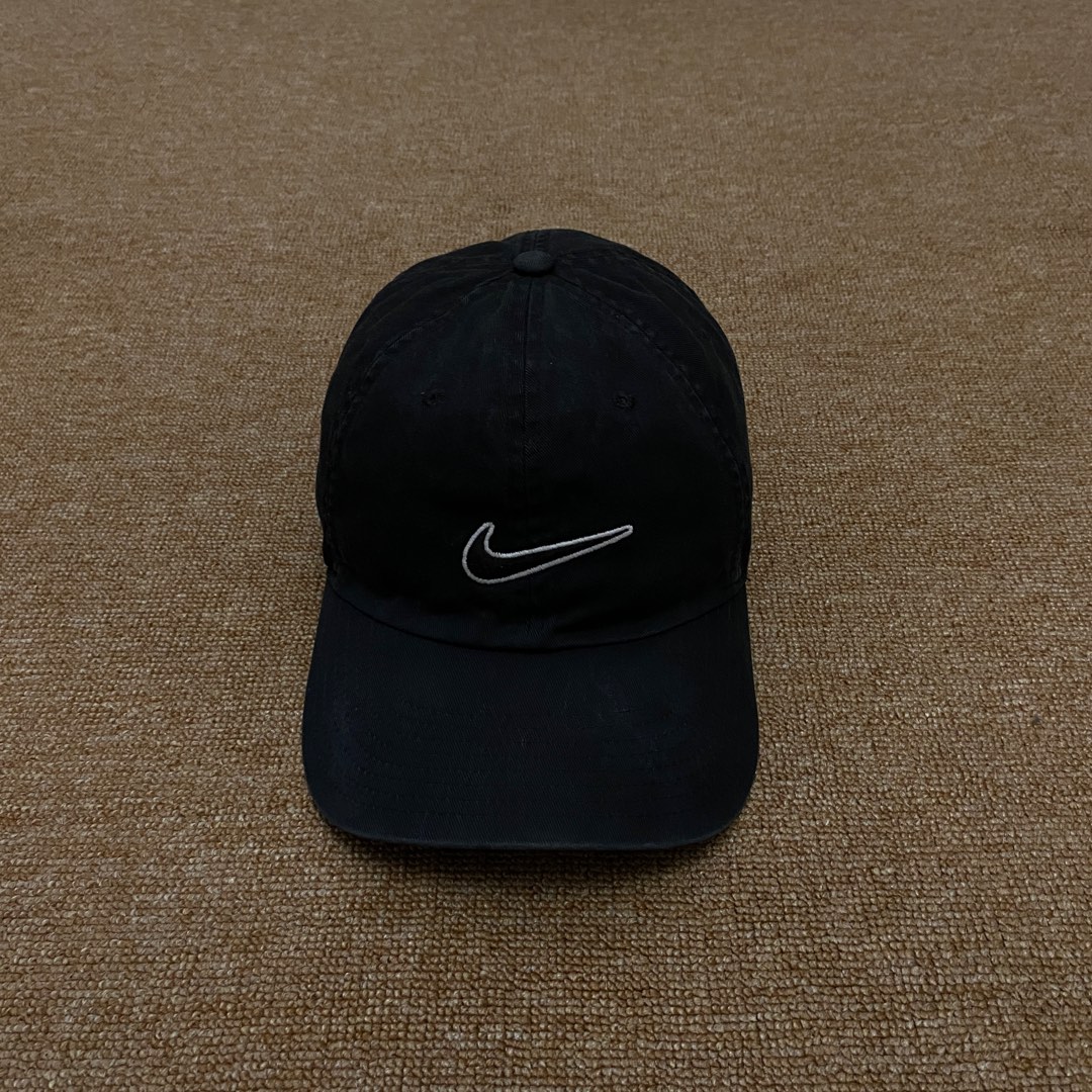 Nike Embroidery Logo Baseball Cap Hat, Fesyen Pria, Aksesoris, Topi di ...