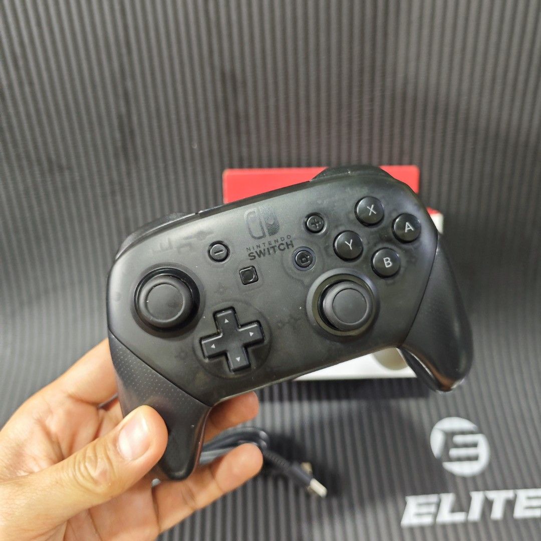 Nintendo Switch Pro Controller Original With Box and cable, Video ...