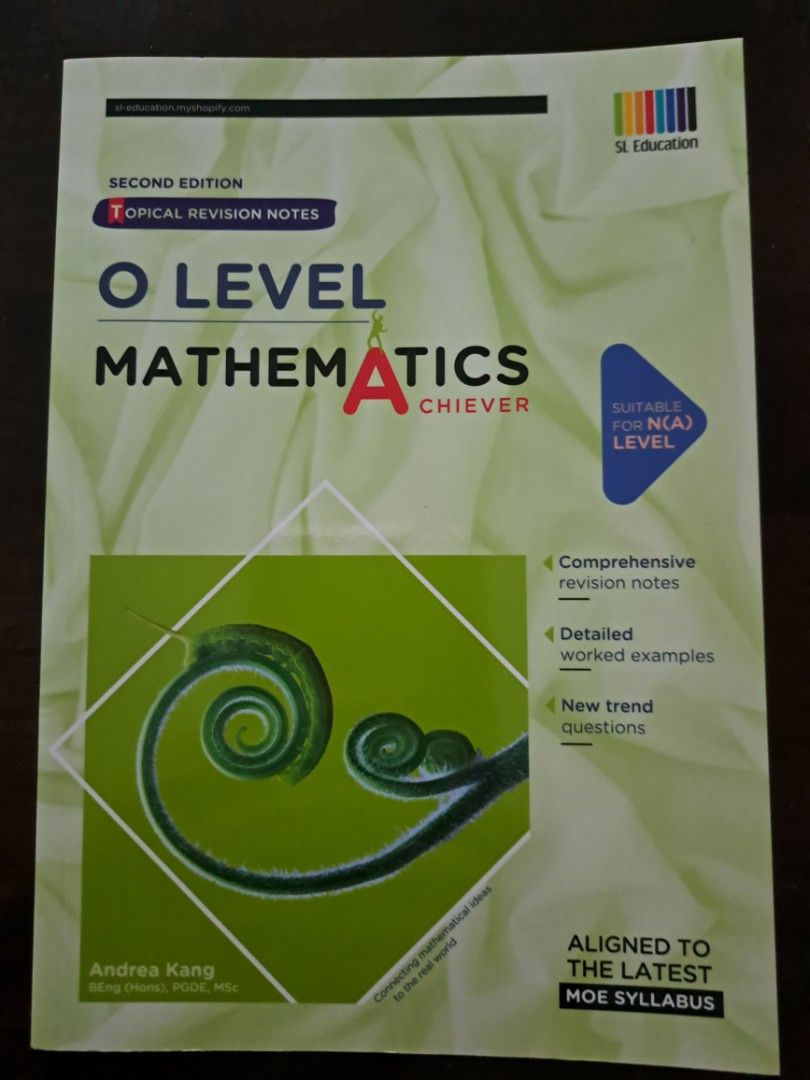 O Level Mathematics Achiever Topical Revision Notes, Hobbies & Toys ...