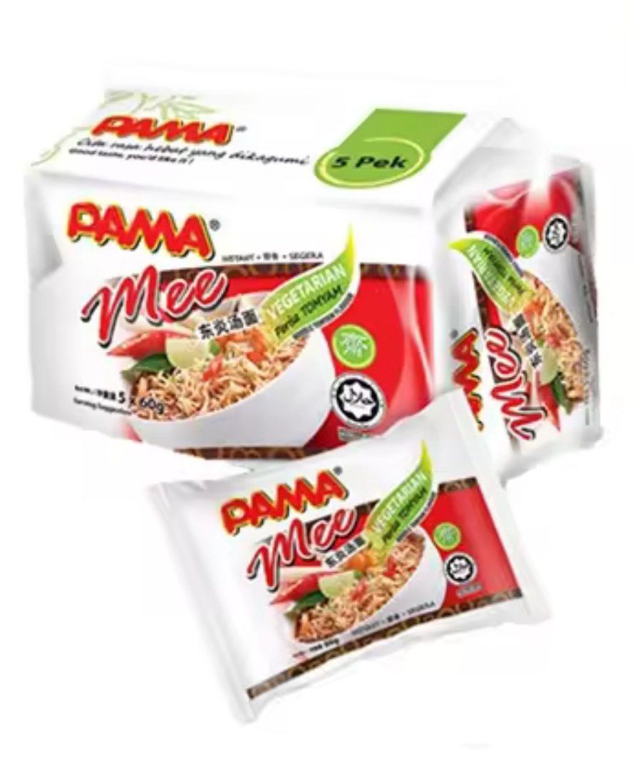 PAMA Mee Vegetarian Tomyam Instant Noodles, Food & Drinks, Rice ...