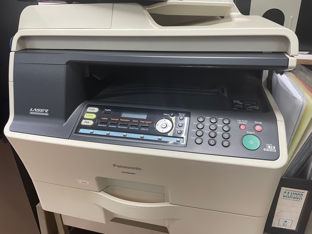 Panasonic KX-MB3020 Laser Multifunction Printer, Computers & Tech ...