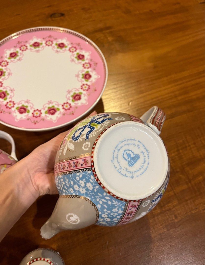 PIP studio bridgerton blooming floral blushing birds teapot full set ...