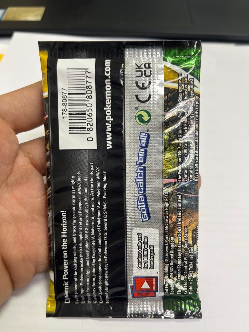 Pokemon Evolving Skies Booster Pack, Hobbies & Toys, Toys & Games on ...