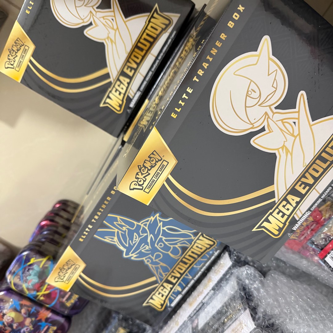 Pokemon TCG Mega Evolution ETB Elite Trainer Box, Hobbies & Toys, Toys ...