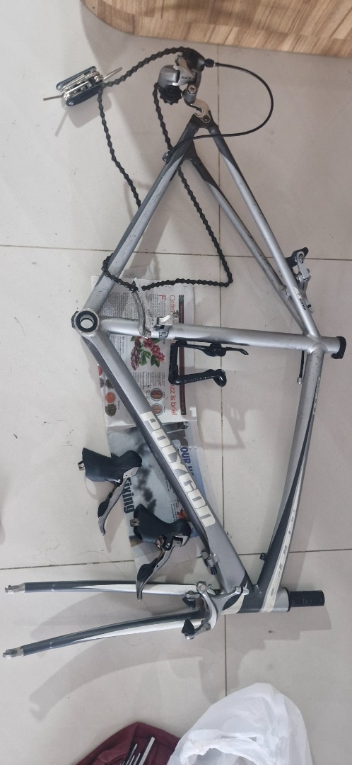 Polygon helios c500 frame with groupset, Sports Equipment, Bicycles ...