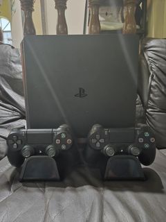 PS4 Slim 1TB Edition w/ 2 Controllers, Video Gaming, Video Game ...
