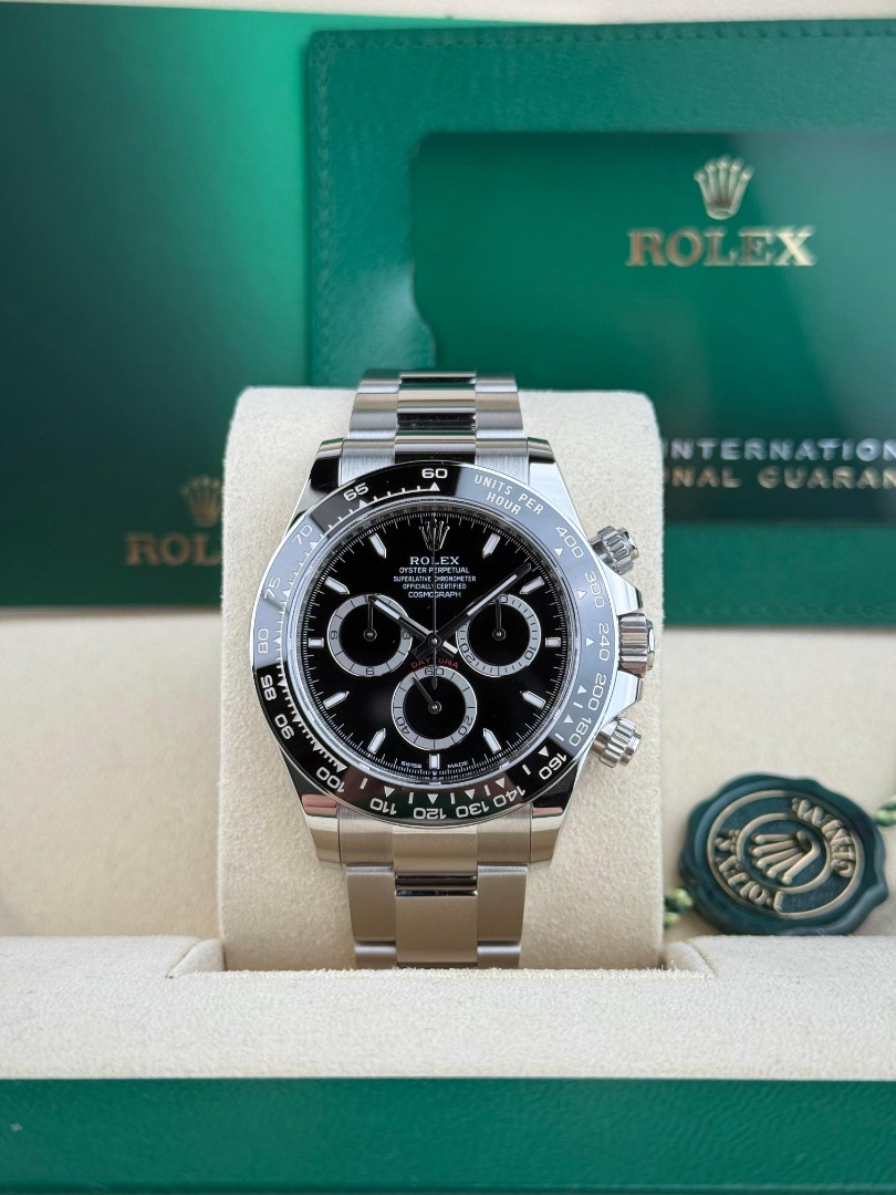 Rolex Cosmograph Daytona 126500LN-0002 Black Panda BNIB, Luxury ...