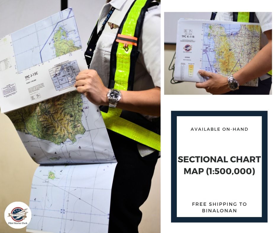 Sectional Chart Map Set K-11 and J-12 (1:500,000), Everything Else ...