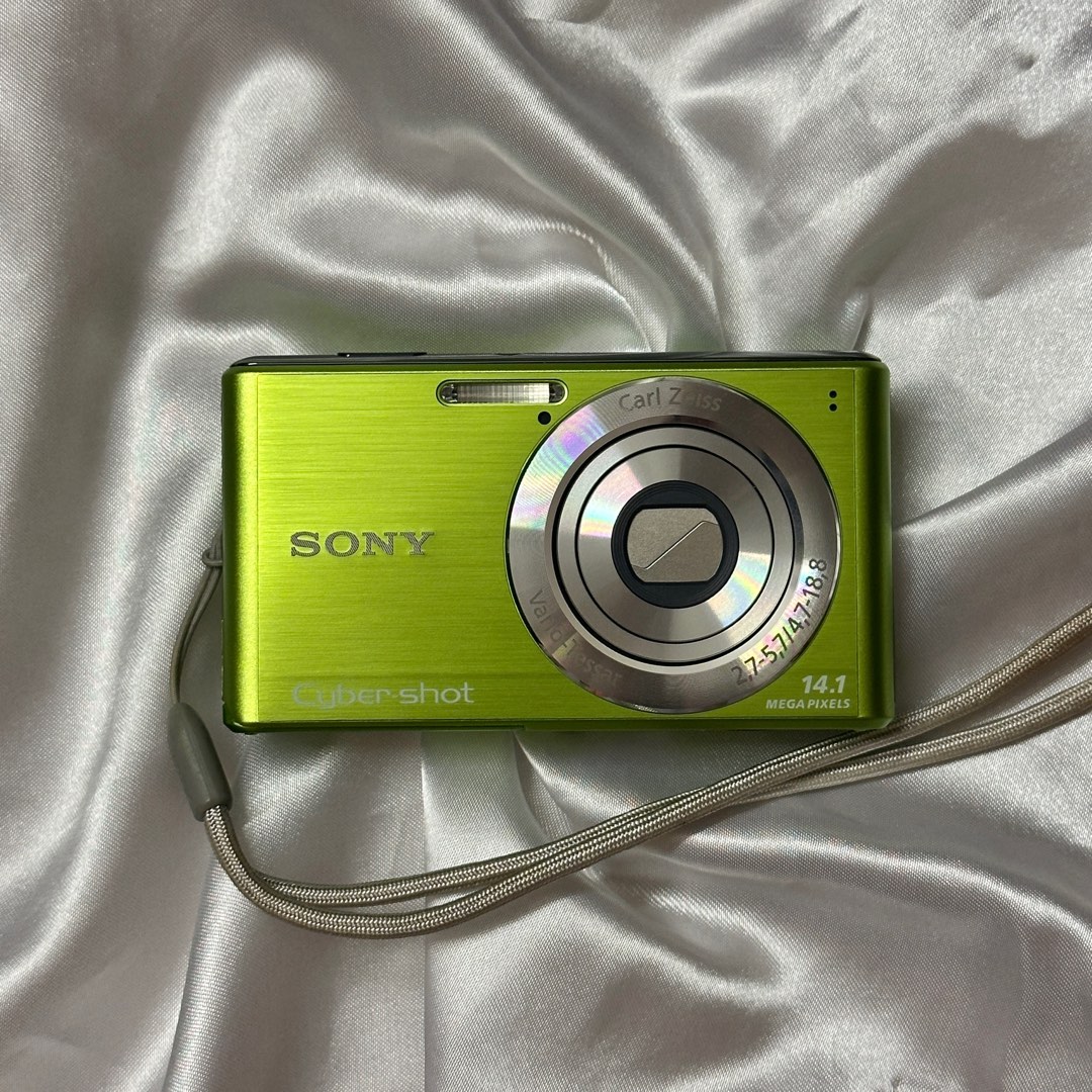 Sony Cybershot Green Digital Camera Digicam, Photography, Cameras on ...