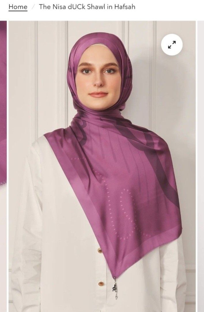 The Nisa dUCk Shawls, Women's Fashion, Muslimah Fashion, Hijabs on Carousell