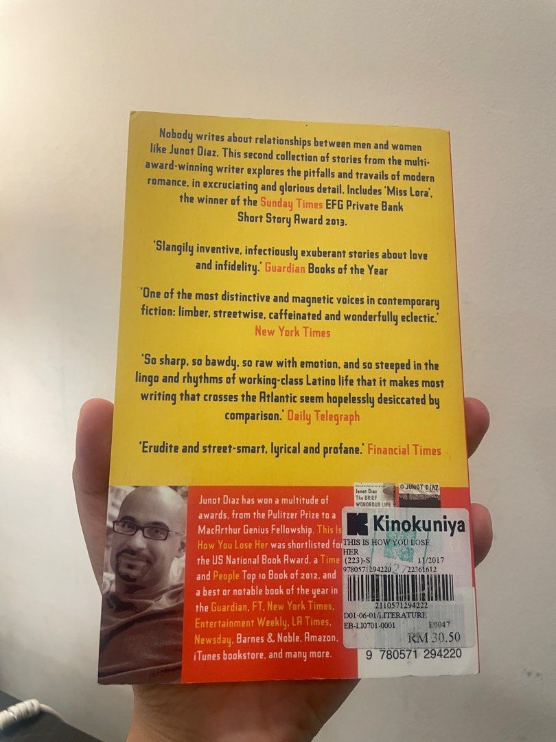 This Is How You Lose Her by Junot Diaz, Hobbies & Toys, Books & Magazines, Storybooks on Carousell