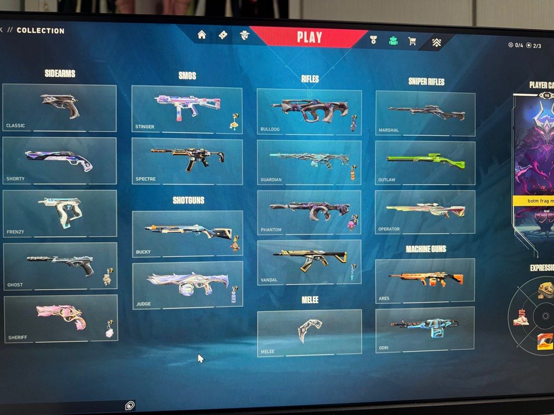 wts val acc (VCT KARAMBIT +2025vandal), Video Gaming, Gaming ...