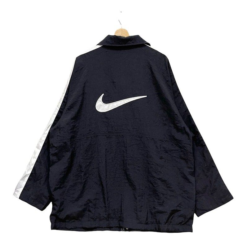 Vintage Nike Big Swoosh Snap Button Jacket, Men's Fashion, Coats ...