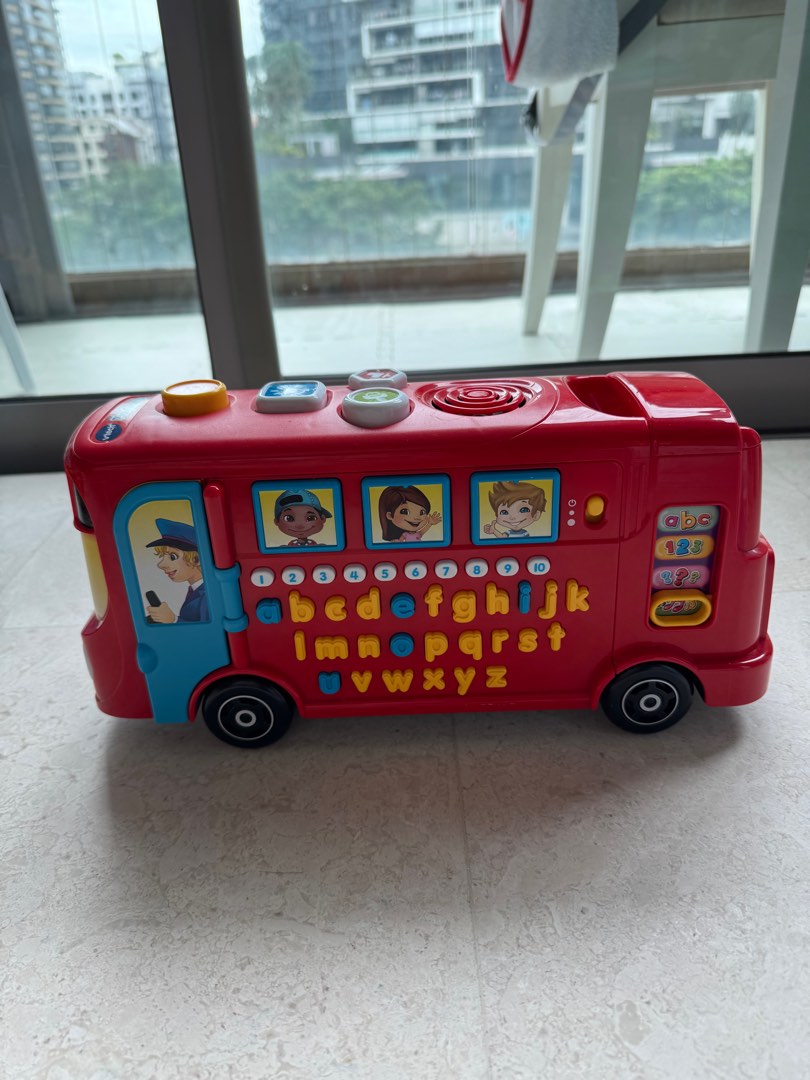 VTech ABC School Bus Toy, Hobbies & Toys, Toys & Games on Carousell