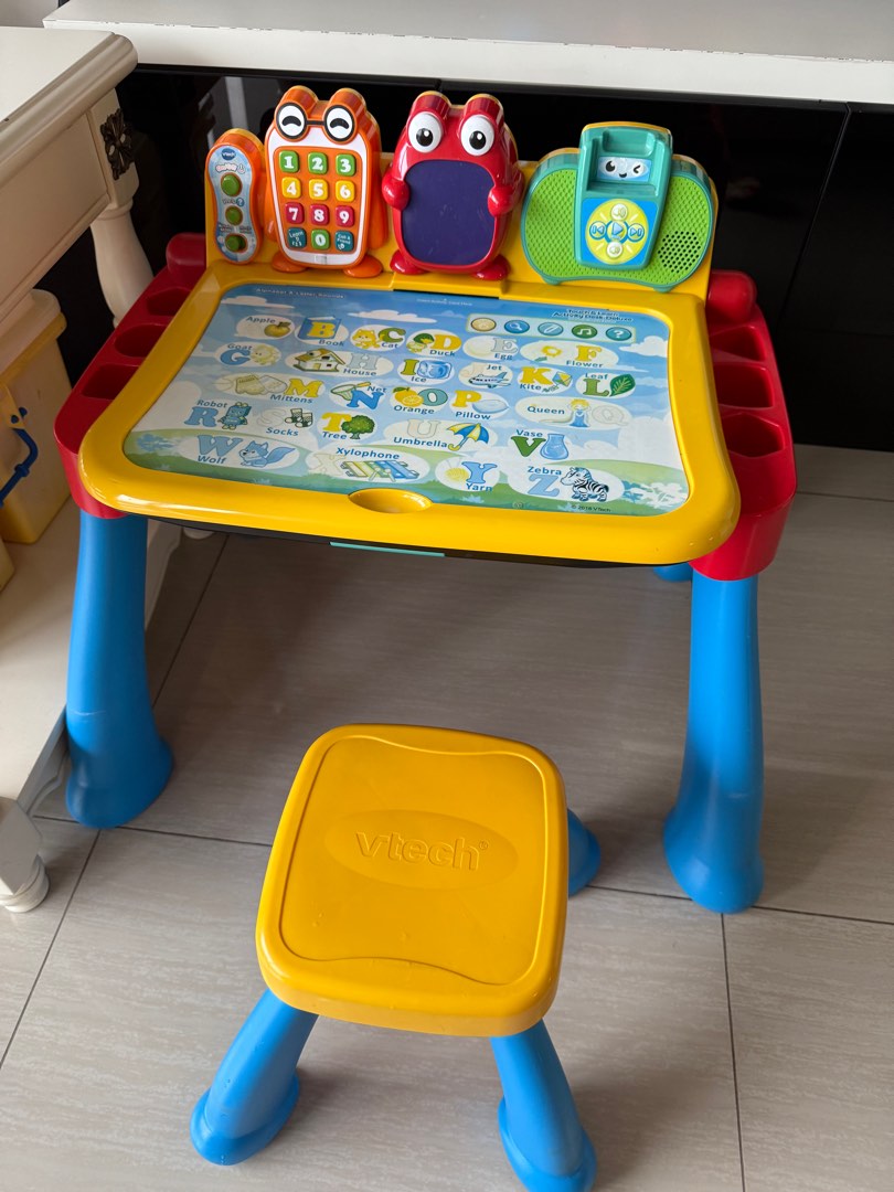 VTech Sit-to-Stand Activity Table, Babies & Kids, Infant Playtime on ...
