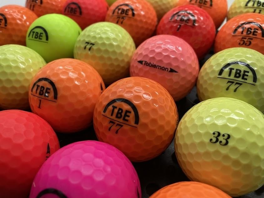 WORKS GOLF TOBiEMON Series Mixed Color Mix S Grade 30 Ball Set, Sports Equipment, Sports & Games ...