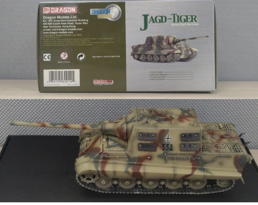 1/72 Dragon ARMOR JAGD-TIGER sPzJgAbt 653 Alsace 1945 Henschel Version ...