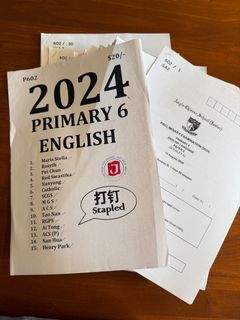 2025 Primary 6 English paper, Hobbies & Toys, Books & Magazines ...