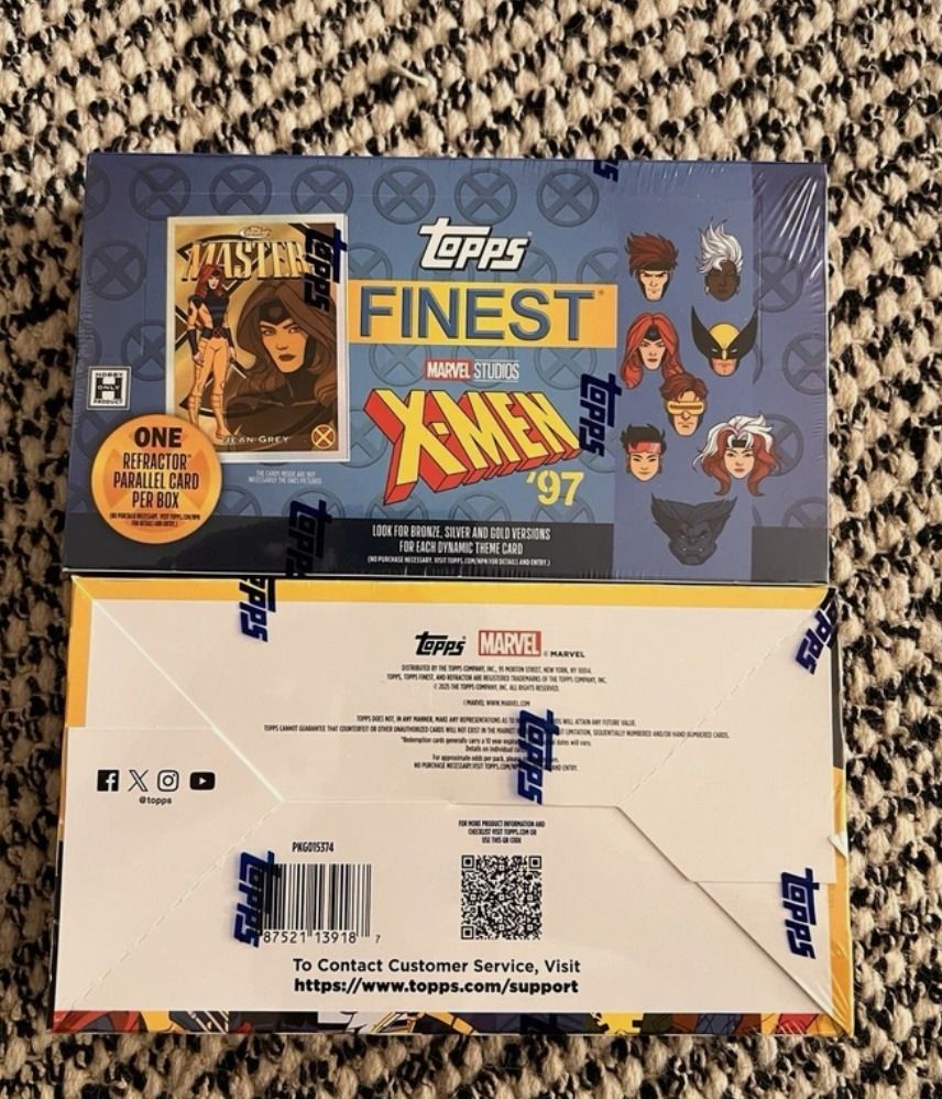 2025 Topps Finest X-Men 97 Hobby Box | New Sealed | Wolverine Cyclops ...