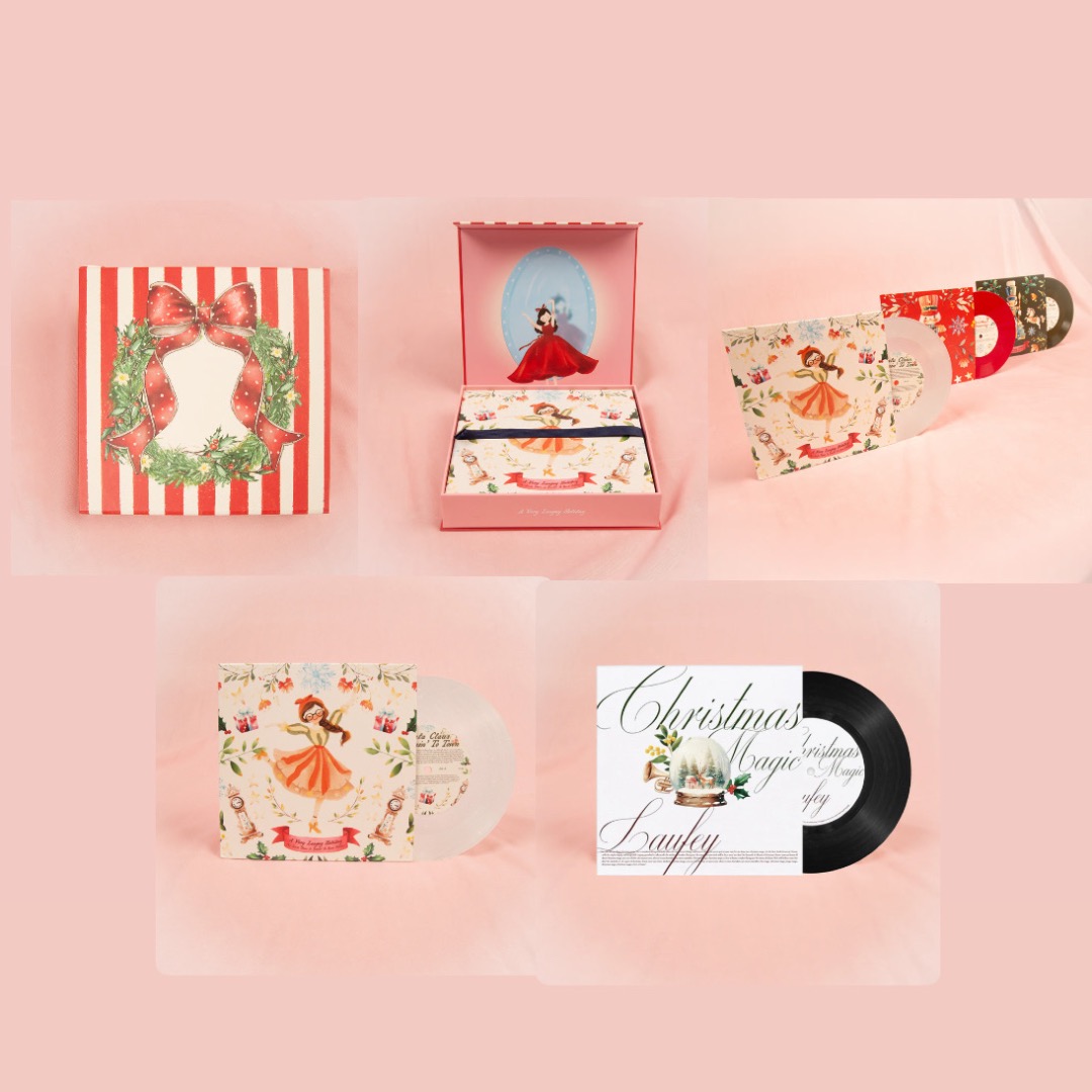 [7"] Laufey - Christmas Boxset / Christmas Magic / Santa Claus is ...