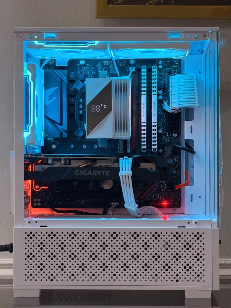 💻 All-White Gaming PC | i7-9700F + GTX1660 Super | RGB Ready, Computers ...