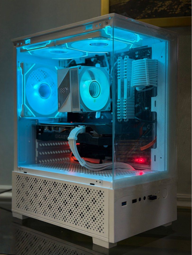 💻 All-White Gaming PC | i7-9700F + GTX1660 Super | RGB Ready, Computers ...