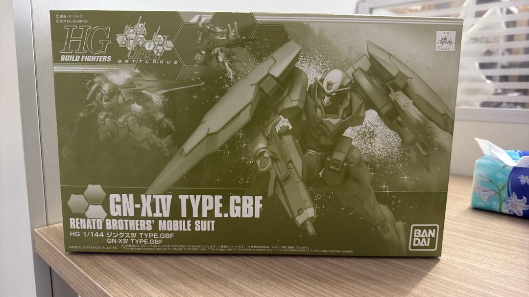 Sold 全新 Bandai HG Gundam Renato Brothers Mobile Suit GN-XIV TYPE GBF 高達 ...