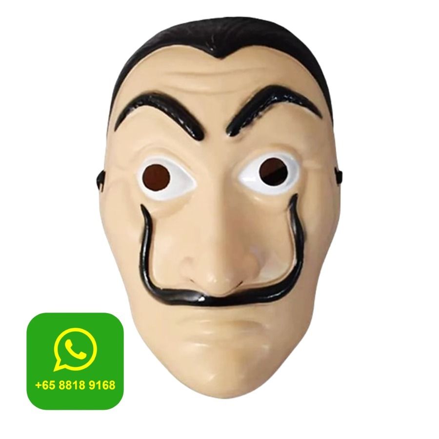 🎭 Money Heist – Dalí Mask (Spanish Original Version), Hobbies & Toys ...