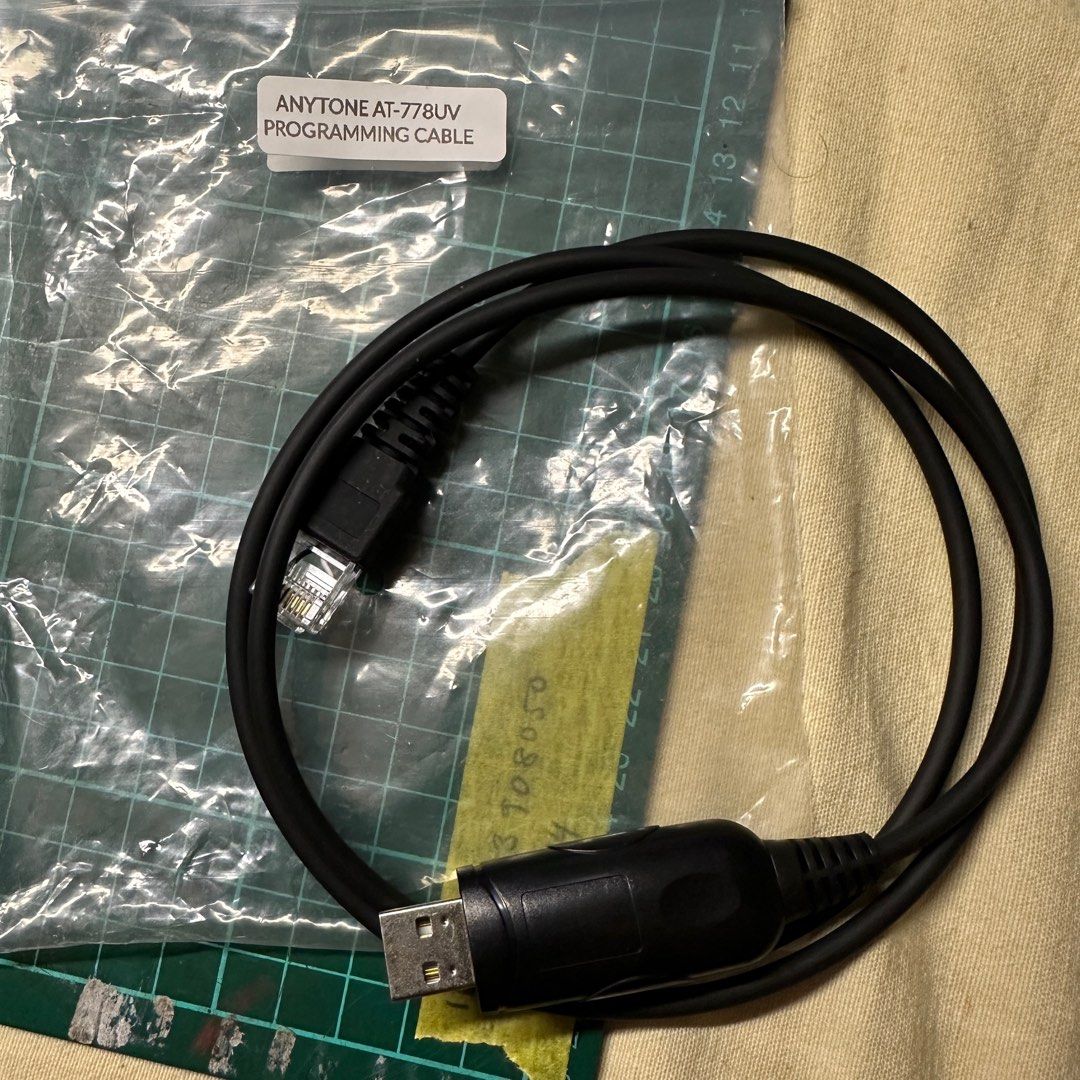 Anytone AT-778UV Programming Cable, Computers & Tech, Parts ...