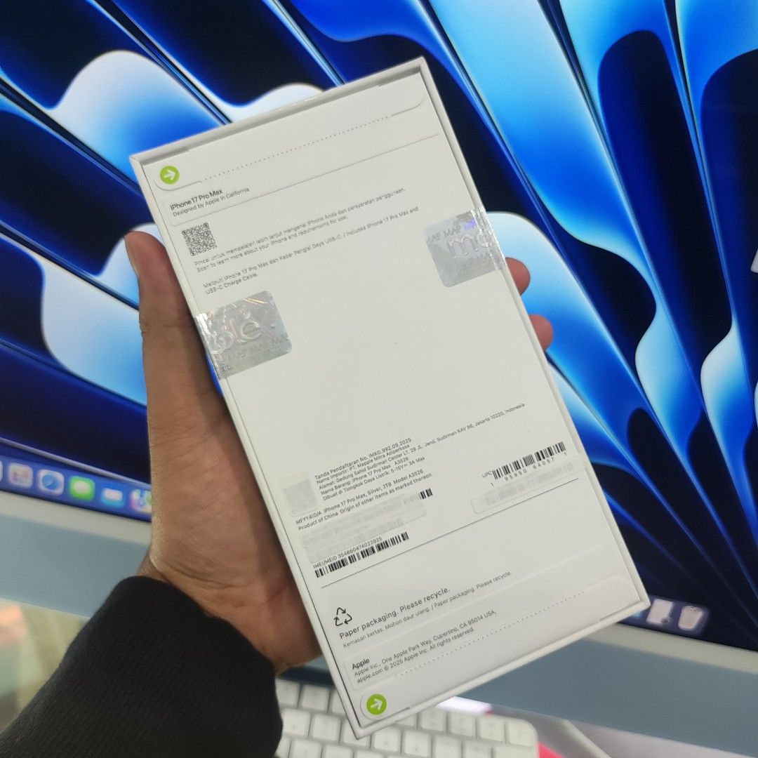 Apple iPhone 17 pro max 2TB New iBox Silver, Elektronik, Lainnya di ...