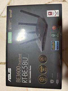 ASUS BE3600 Dual Band WiFi 7 Extendable Router, Computers & Tech, Parts ...